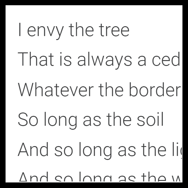 Poems – be:longing